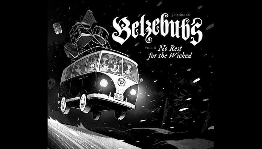JP Ahonen Signing Black Metal Comic Book Belzebubs Vol 2 At San Diego ...